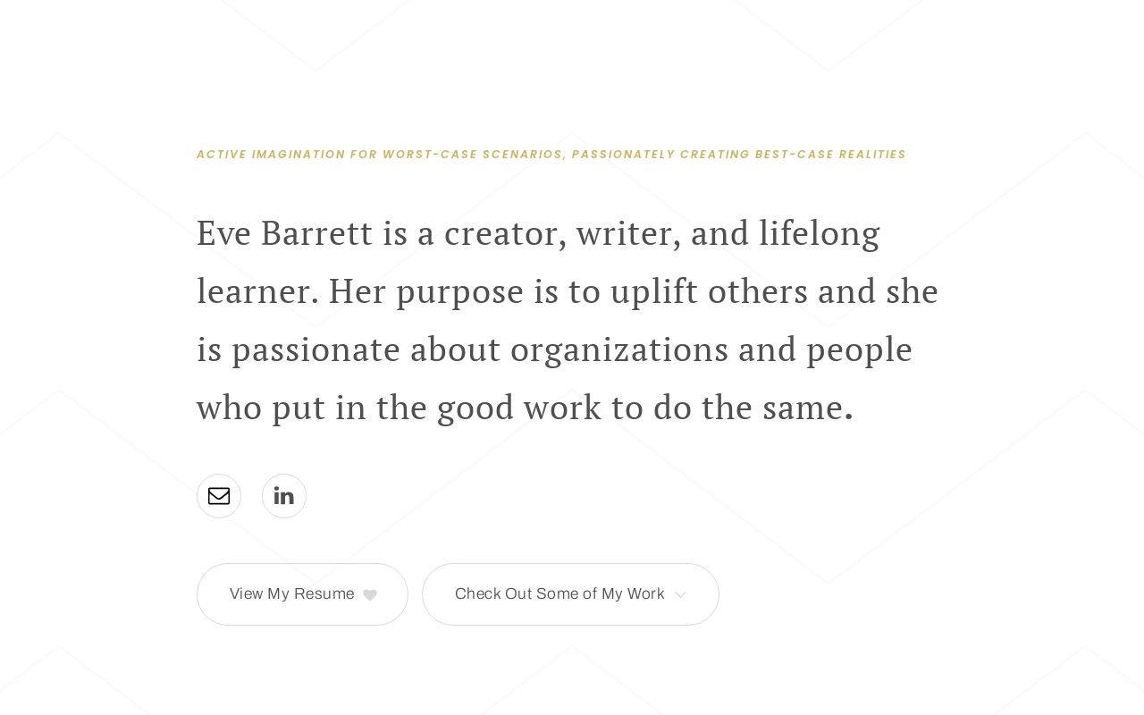 Eve Barrett Portfolio